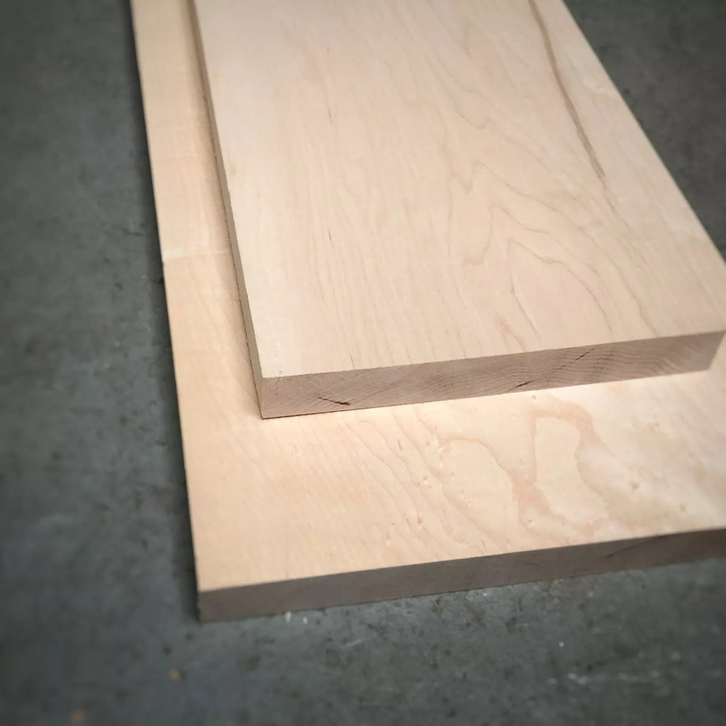 Maple boards, Kiln Dried Maple, Planed Solid Maple - 45mm (4.5cm) Thic ...