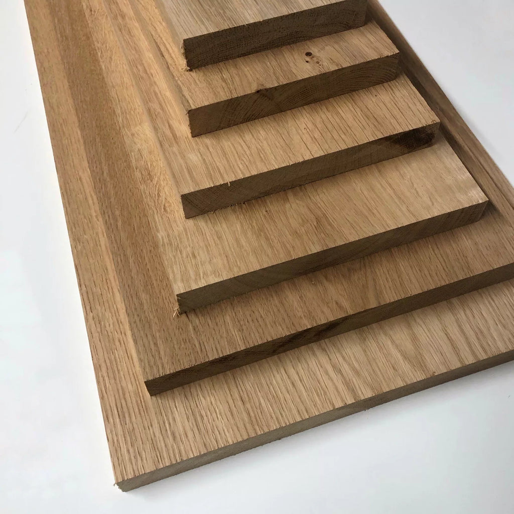 Oak boards (European) , Kiln Dried Oak , Planed Solid Oak - 22mm (2.2c ...